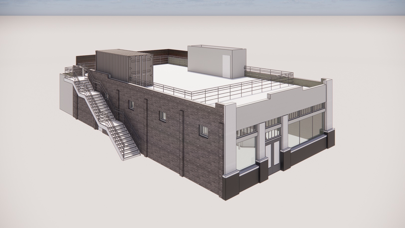 Conceptual Design: Rooftop Bar - Interstruct
