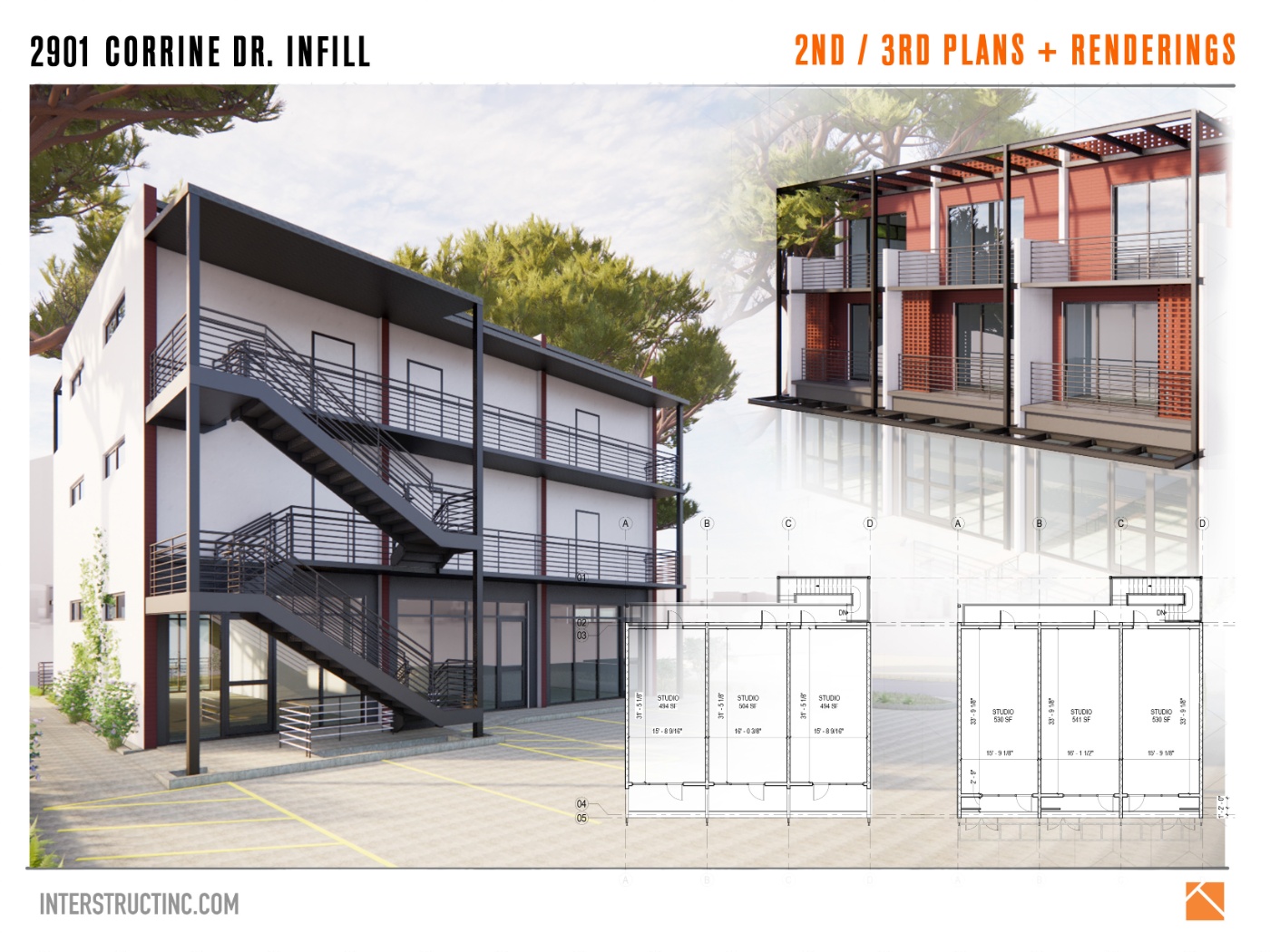 Conceptual design for small-scale development in Audubon Park - Interstruct Conceptual design for small-scale development in Audubon Park - Interstruct